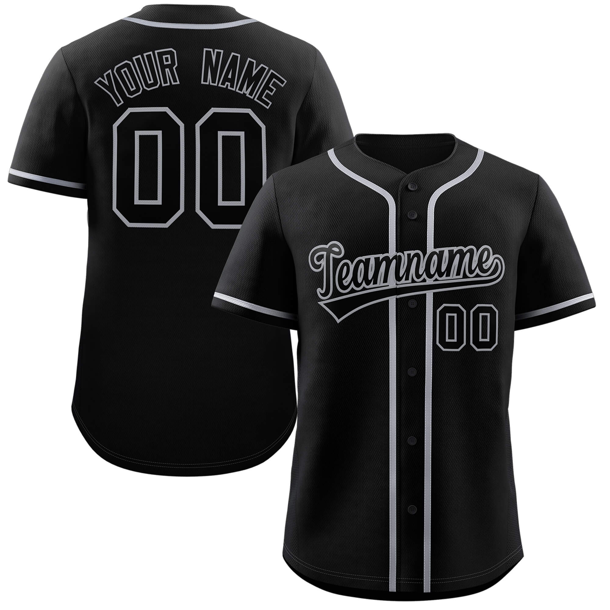 Custom Black Baseball Jerseys | Personalized Sports Shirts - KXKSHOP