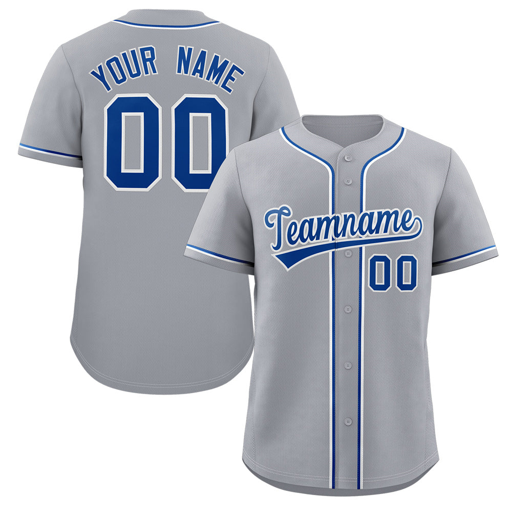 Grey Baseball Jerseys | Personalized Sublimation Shirts - KXKSHOP