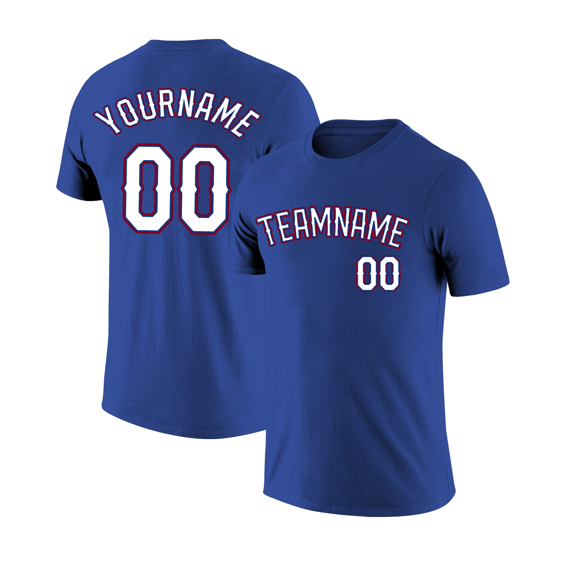 Custom Royal T-shirt | Plain Cheap Tee Shirts for Men - KXKSHOP