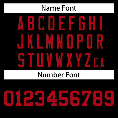 Custom Black Red Raglan Sleeves Varsity Full-Snap Letterman Jacket ...