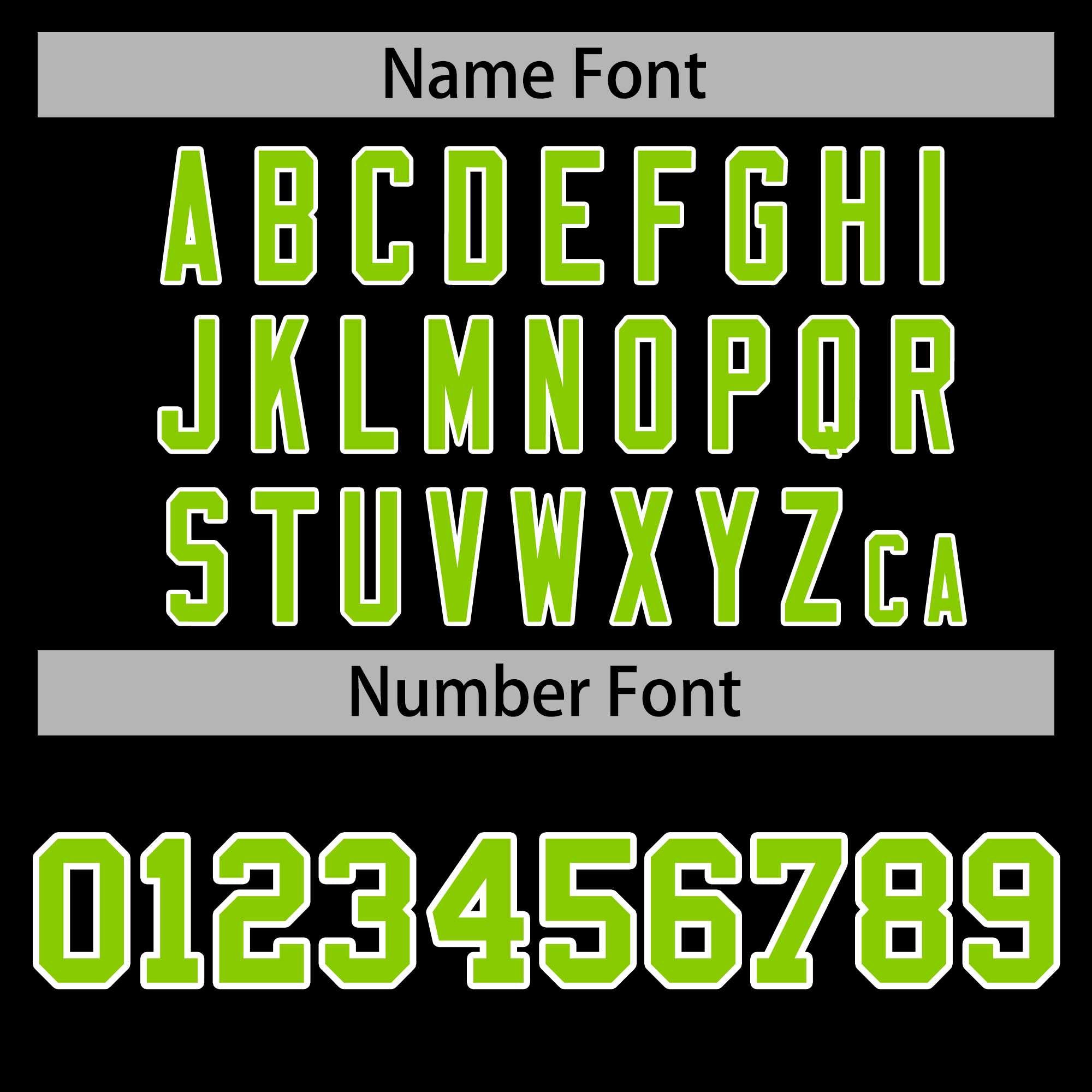 Custom Black Neon Green White Classic Style Varsity Full Snap Letterma